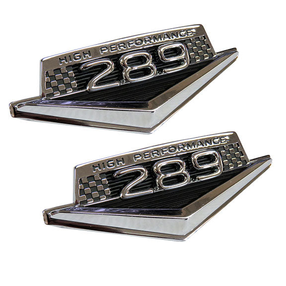 66-77 Ford Bronco 289 High Performance Fender Emblems