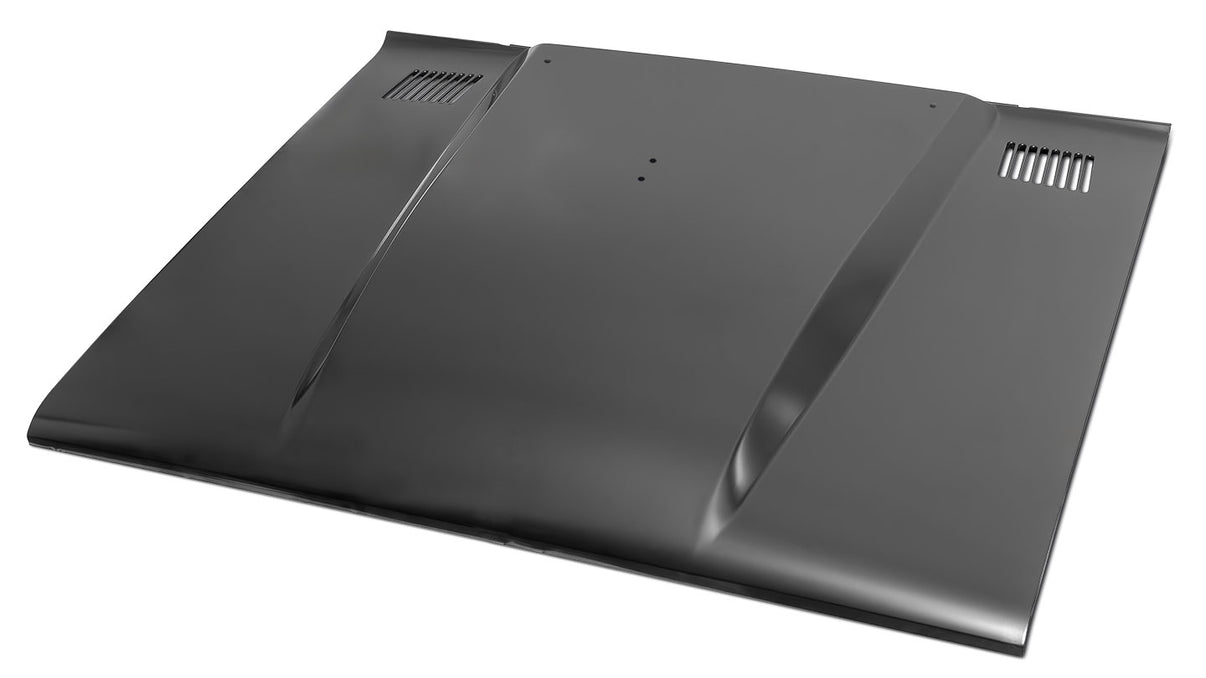 Steel Cowl Hood w/ Hinges, 1966-77 Ford Bronco