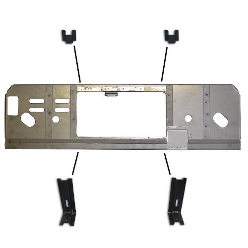 66-77 Ford Bronco Radiator Core Support with Hangers