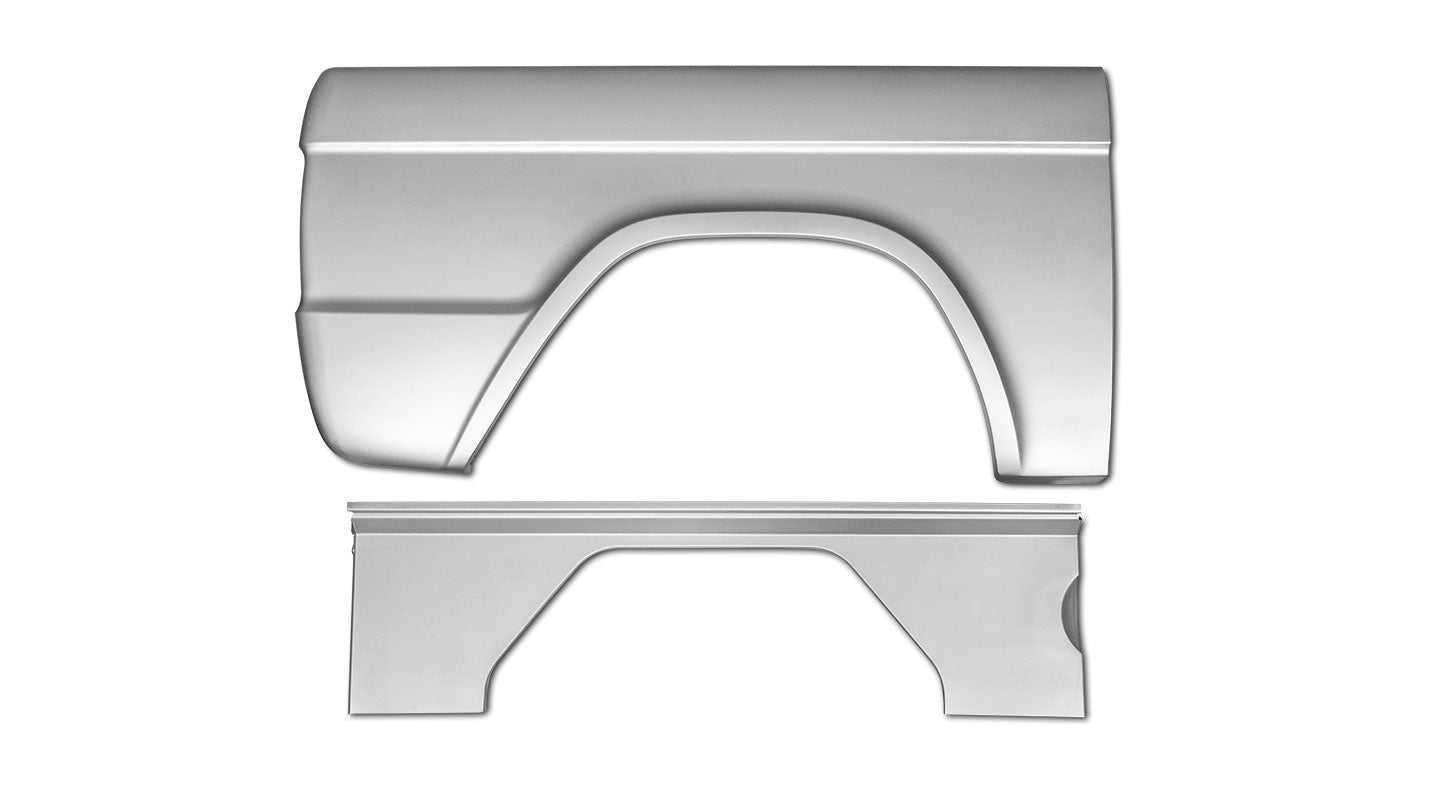 One Piece Flared Quarter Panel. Passenger
