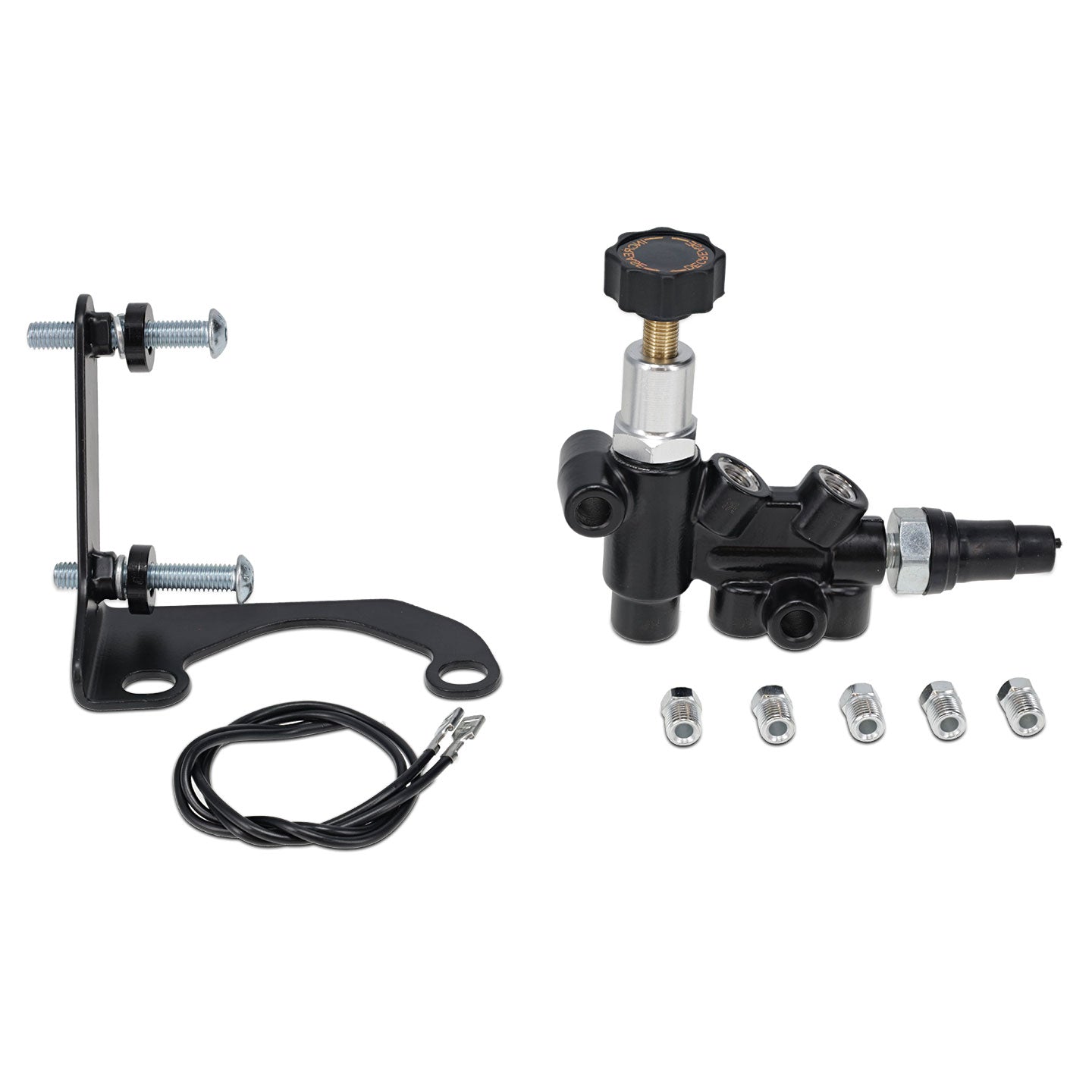 Adjustable Proportioning Valve with Master Cylinder Mount Bracket