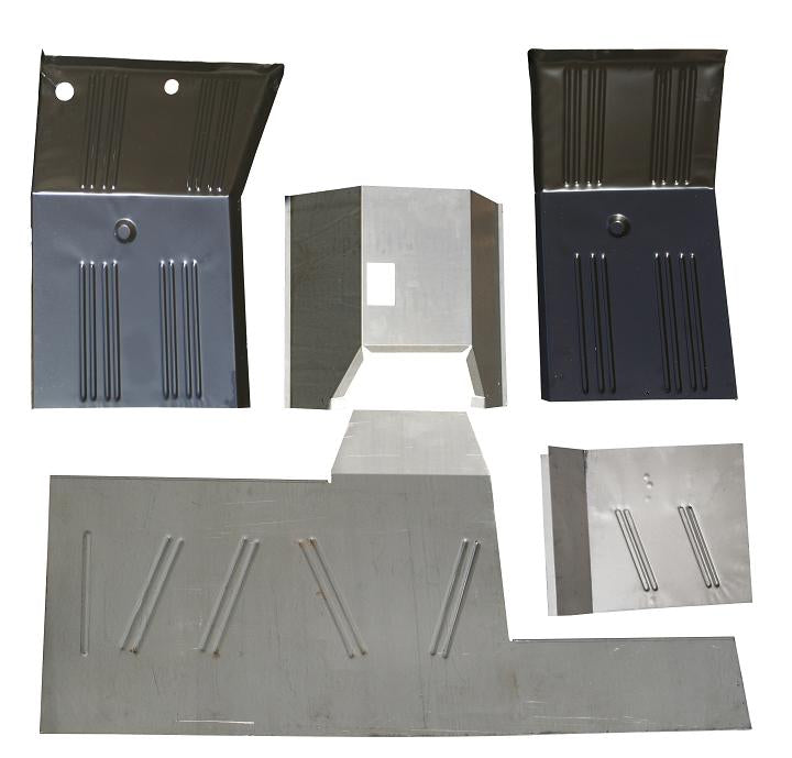 1966-1977 Ford Bronco 5-Piece Complete Floor Pan Set