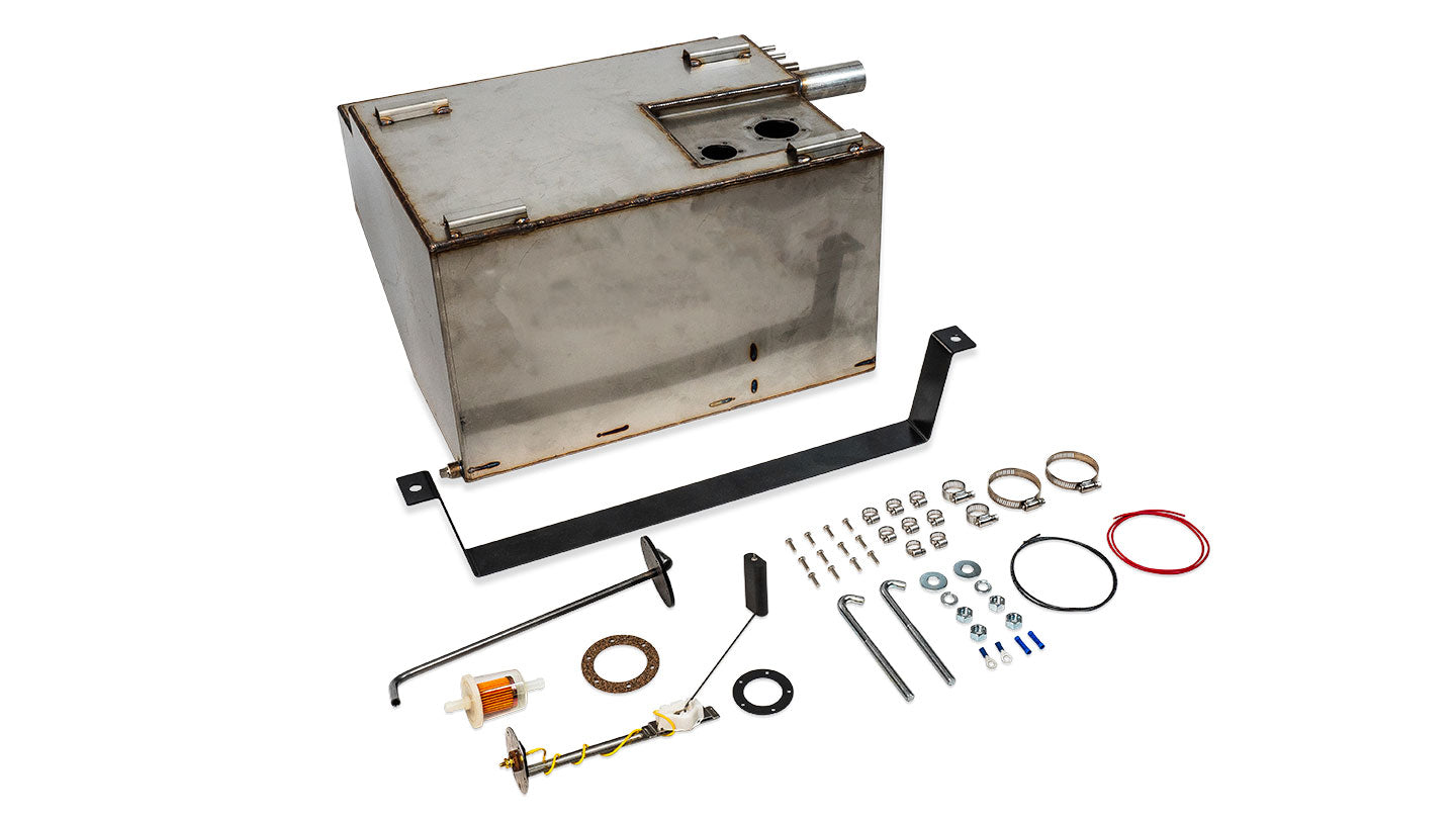 Stainless 23 Gallon Fuel Tank Kit, 1966-77 Ford Bronco