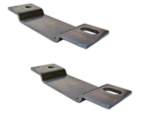 66-77 Ford Bronco Rear Axle Bump Stop Brackets Pair