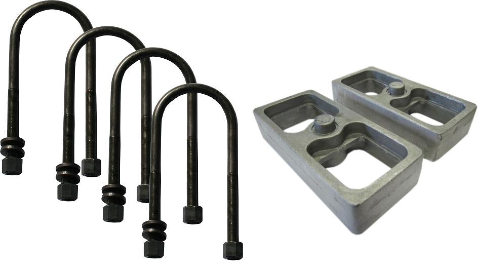 1966-1977 Ford Bronco 1-Inch Lift Block Kit with U-Bolts