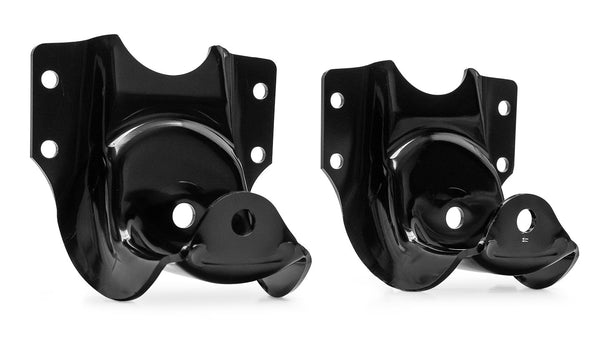 OE Style Leaf Spring Hanger Brackets, Rear Mount, Pair