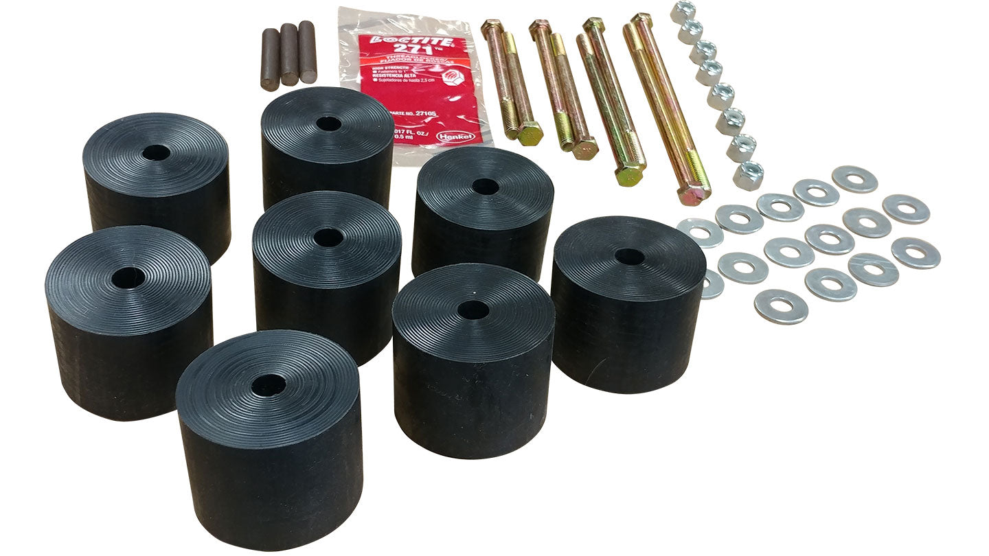 1.5" Body Lift Kit w/ Mounting Hardware, 1966-77 Ford Bronco