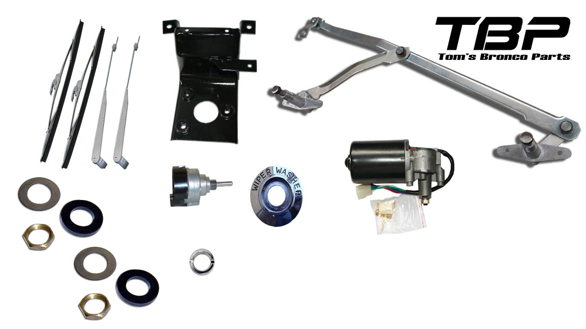 Wiper Linkage Kit w/OE Style Bracket - Deluxe