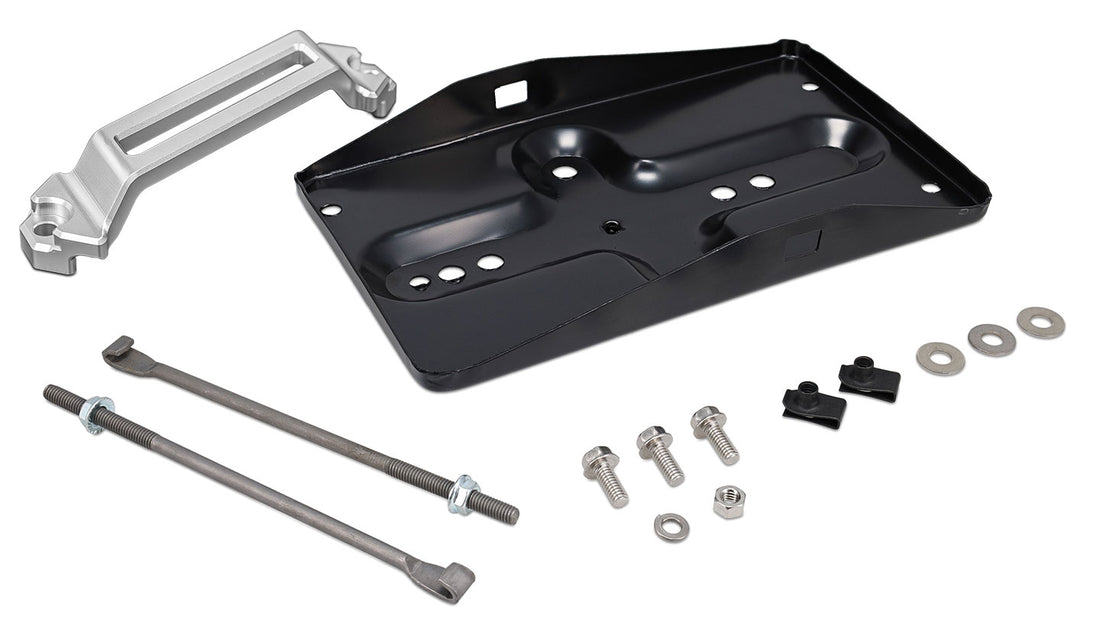 66-77 Ford Bronco Billet Battery Hold Down Kit