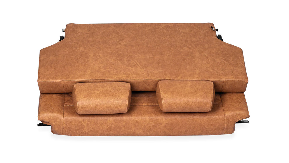 Premium Deerskin Diamond Stitched Fold & Tumble Rear Seat, 1966-77 For
