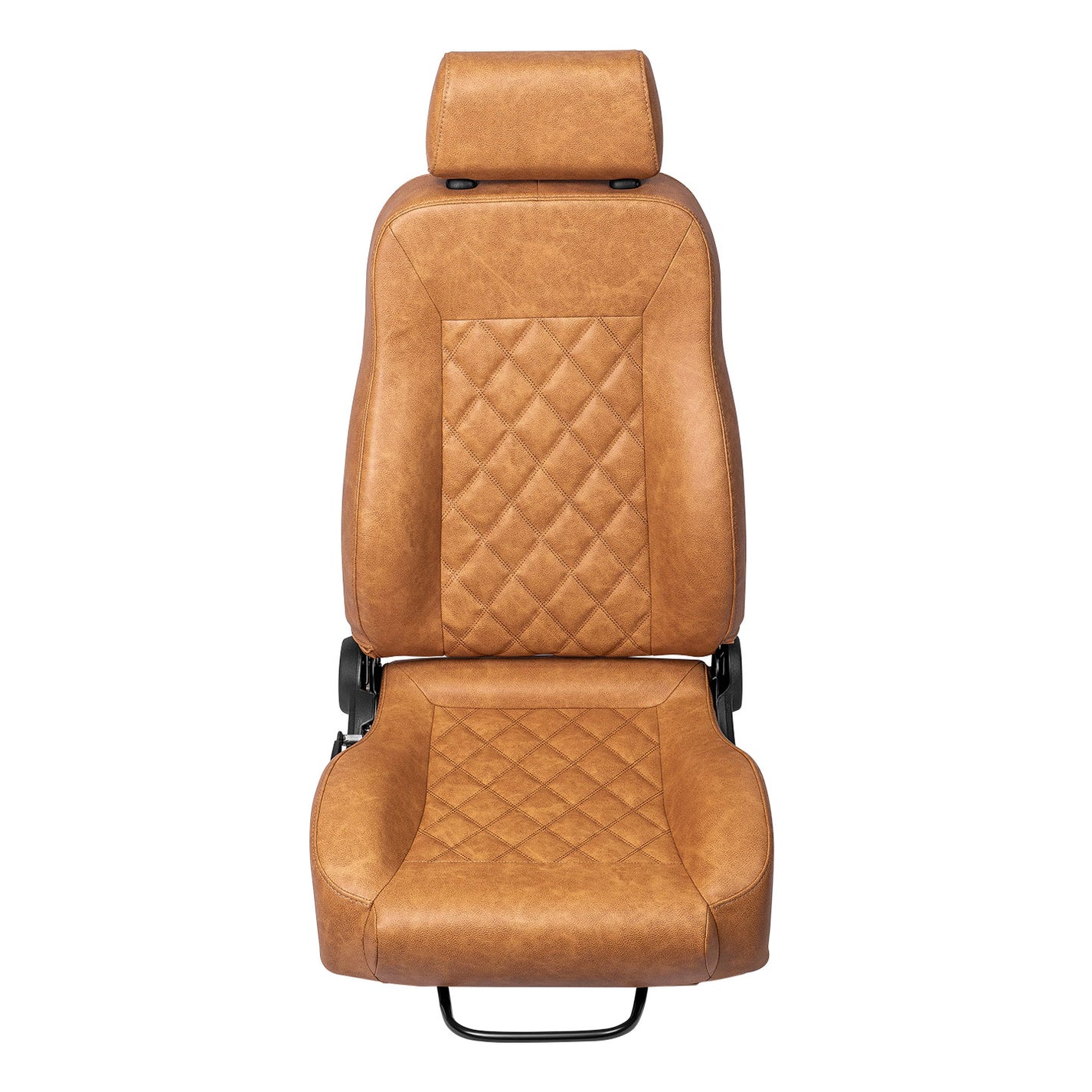 Premium Deerskin Diamond Stitched Front Bucket Seats, 1966-77 Ford Bro