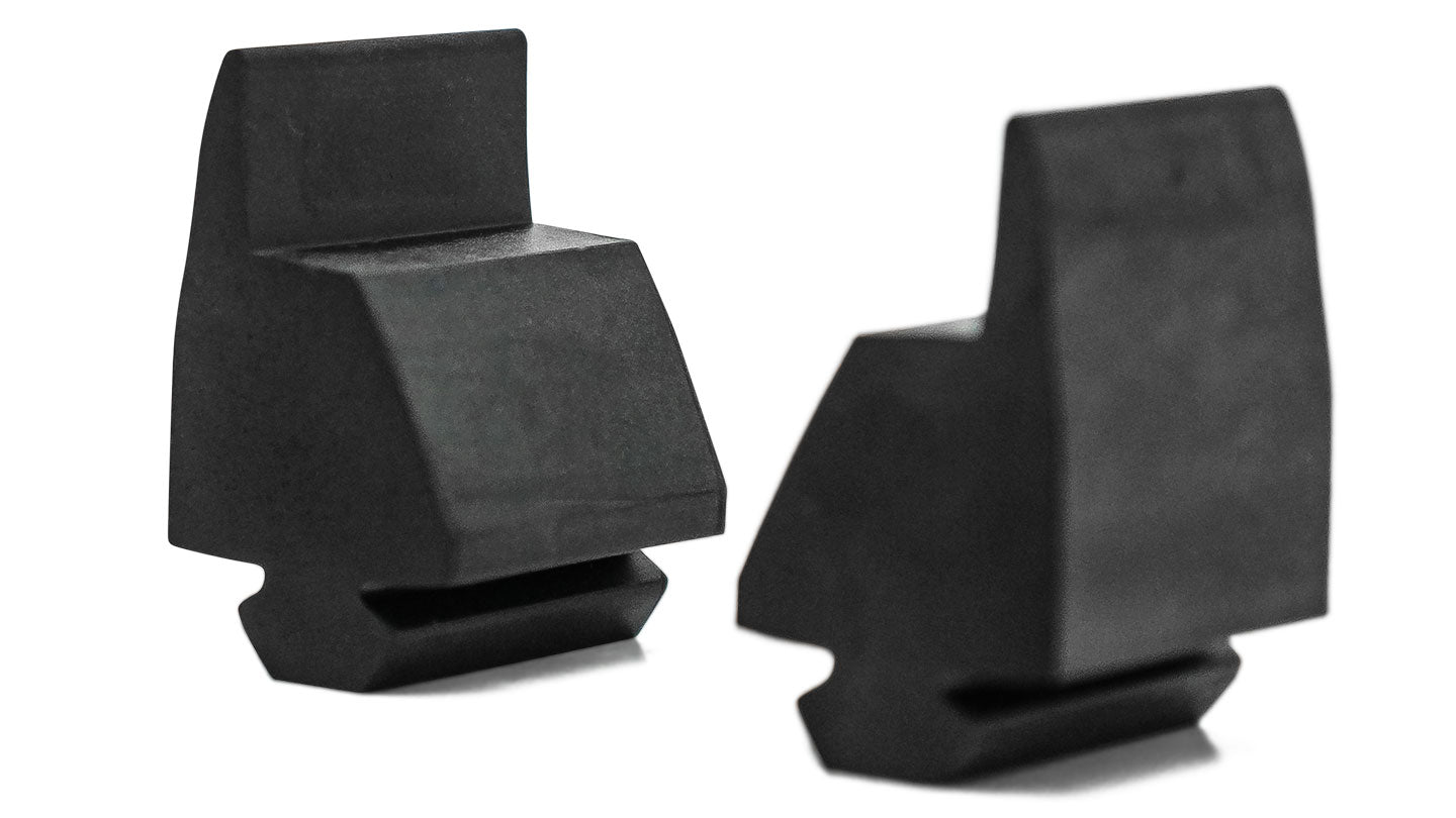 Hood Side Bumpers, Pair