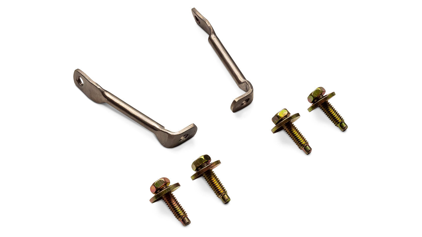 Front Fender Support Brackets - OE Style, Stainless Steel, Pair