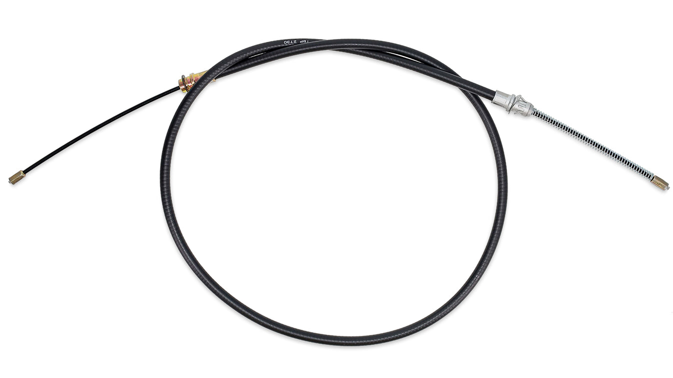 Passenger Rear Emergency Brake Cable, Fits Stock or Lifted, 1966-77 Fo