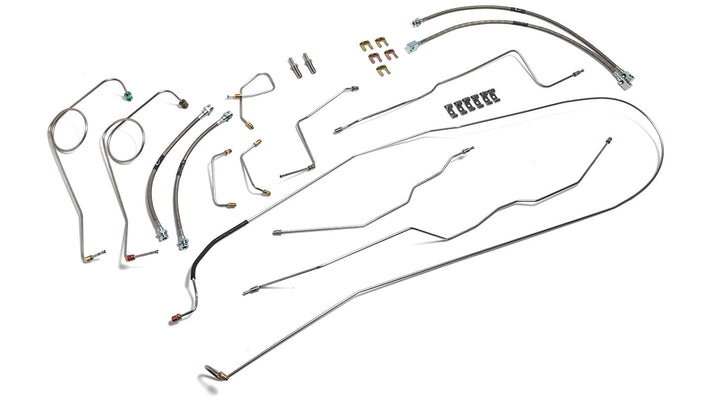 67-71 Ford Bronco Stainless Dana 30 Brake Lines and Hoses