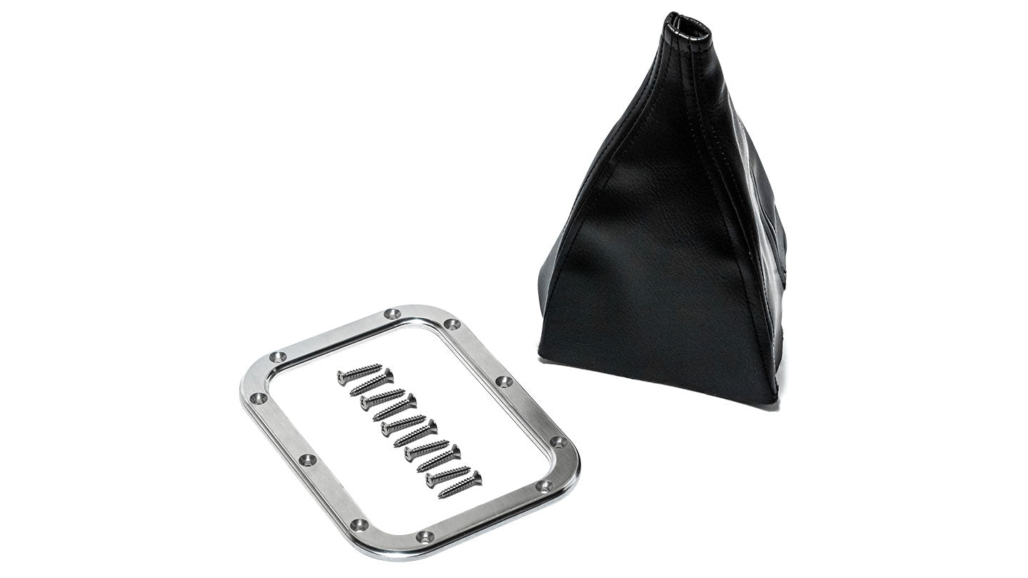 Premium Shift Boot w/Silver Billet Trim