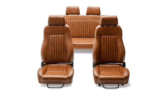 66-77 Ford Bronco Premium Walnut Seats