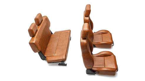 66-77 Ford Bronco Premium Walnut Seats