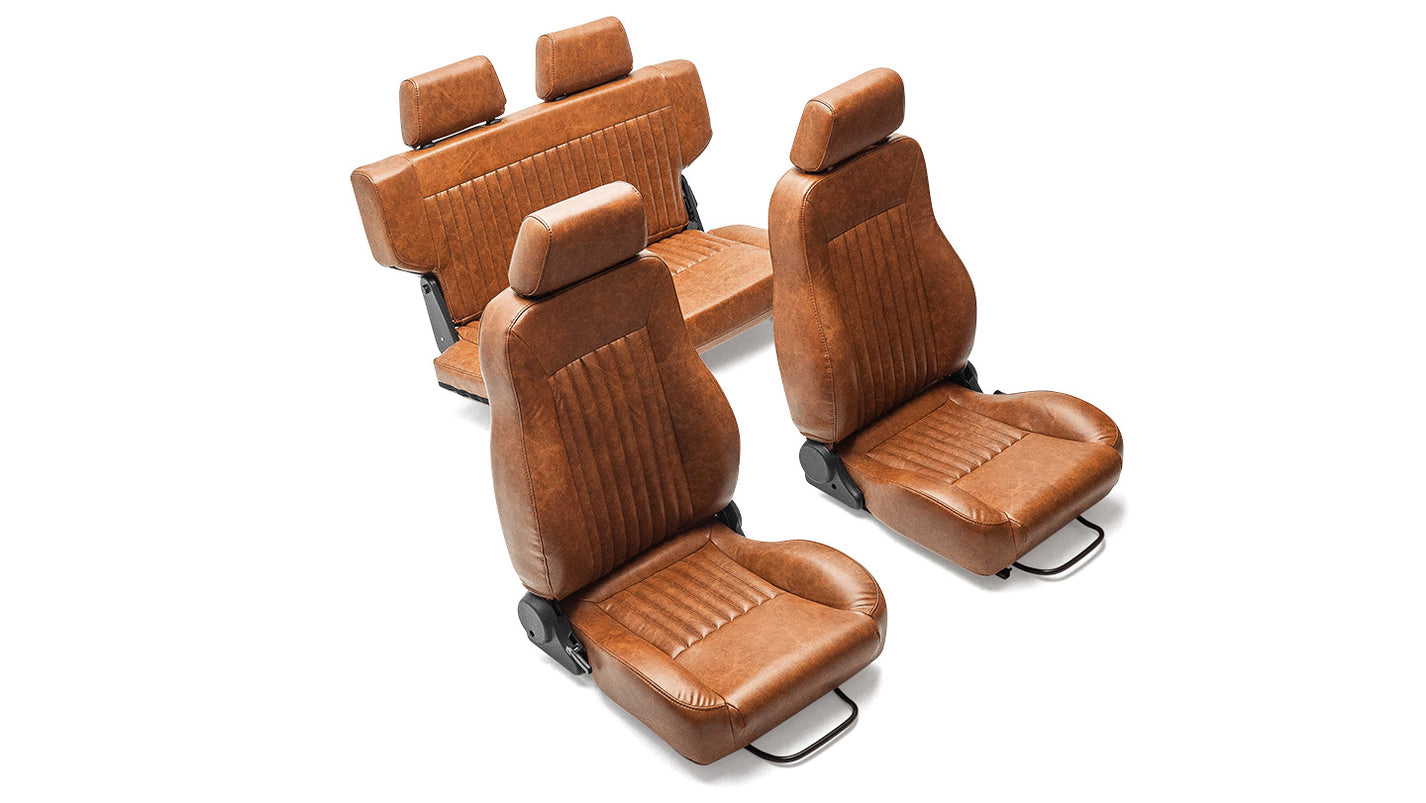 66-77 Ford Bronco Premium Walnut Seats