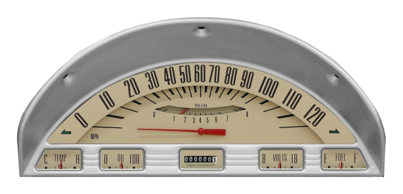 1956 F100 Classic Instruments Tan Digital Speedometer