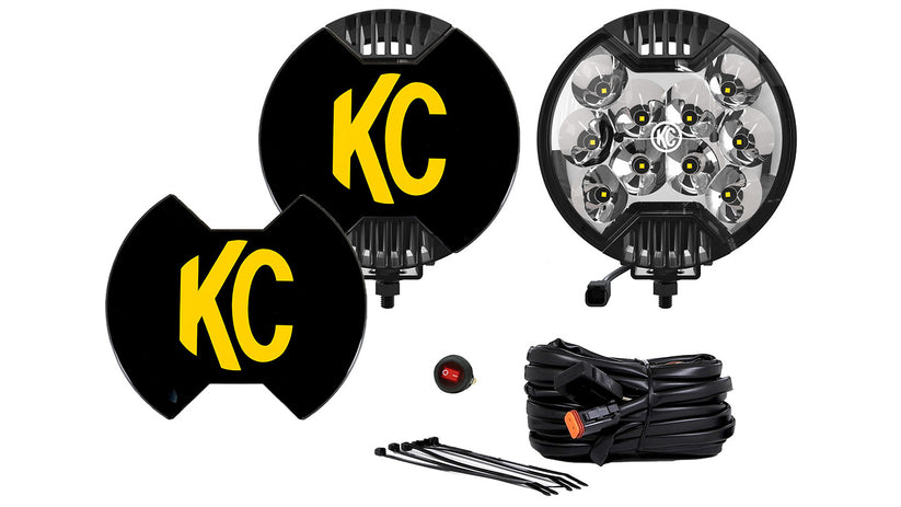KC HiLites SlimLite 6" LED Spot Lights