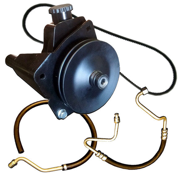 Power Steering Pump Kit w/Hoses - OE Style (289/302/351)