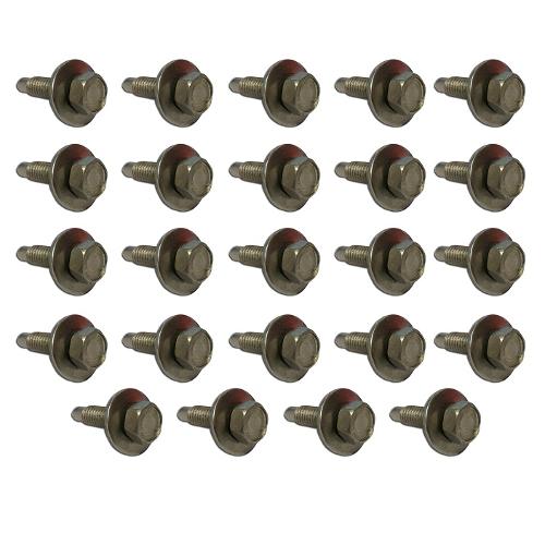 Door Hinge Bolt Kit For 4 Hinges, Stainless Steel