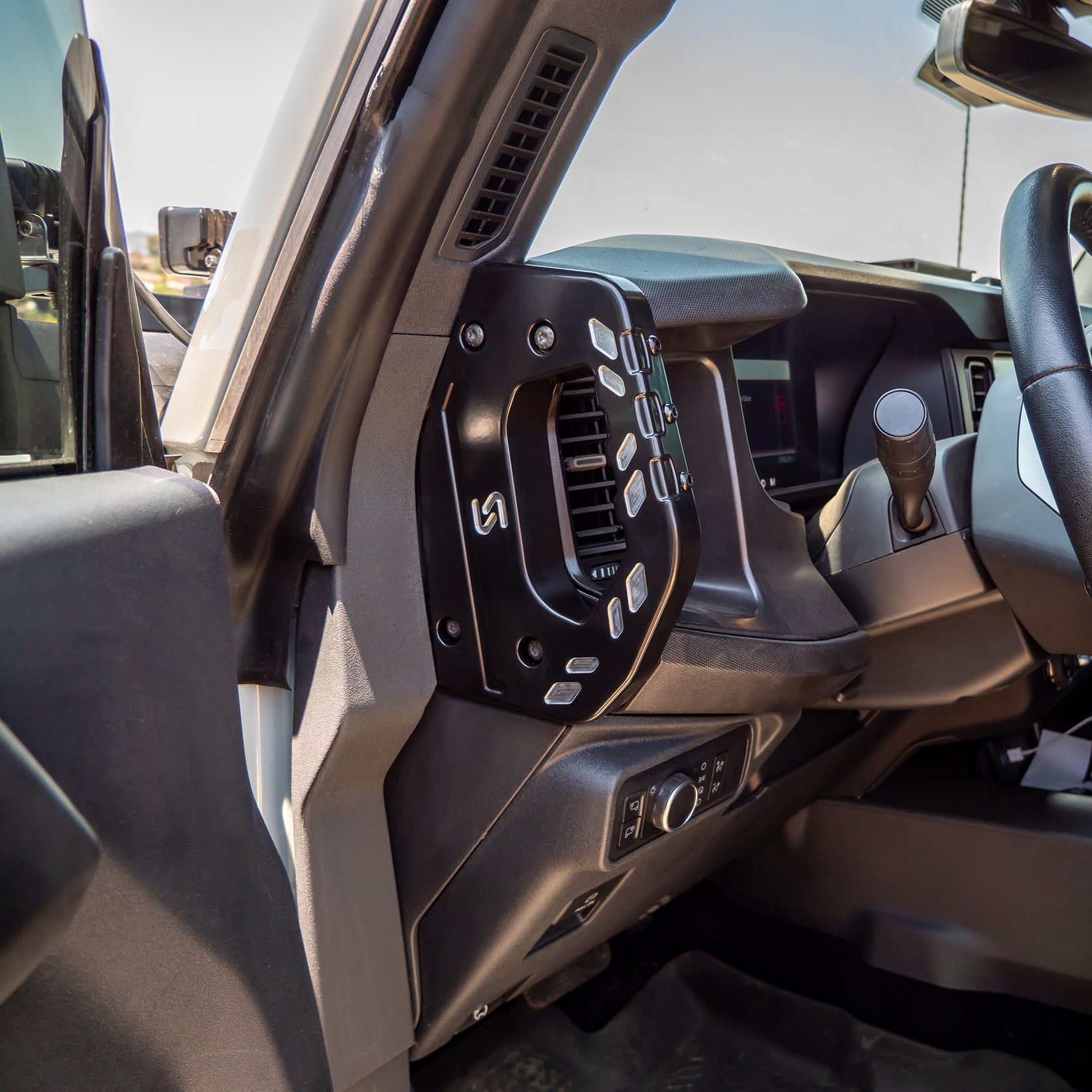 Billet Dash Side Handles, Pair, 2021+ Ford Bronco