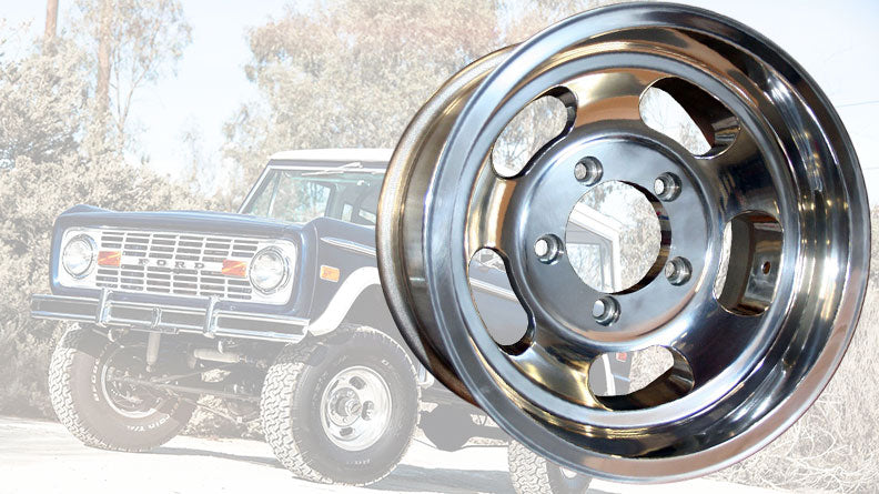 US Mags 15x10 Slotted Indy Wheel for Early Bronco