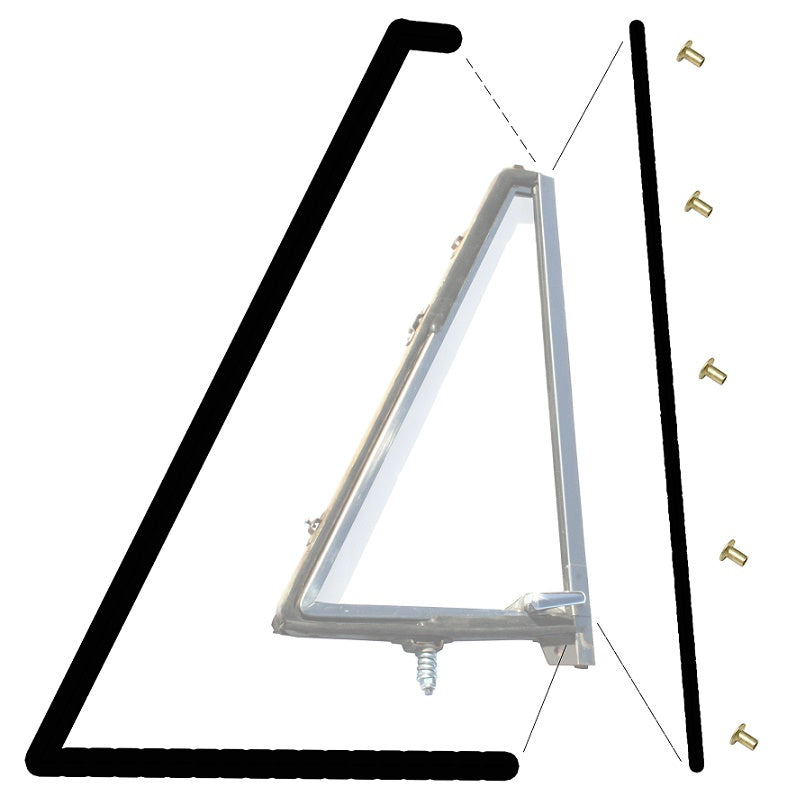 1966-1977 Ford Bronco Vent Window Seals for Doors