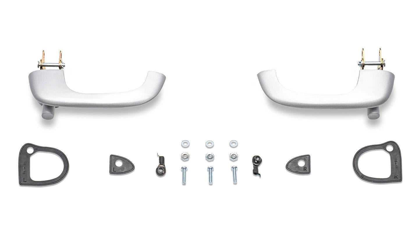 Outer Door Handles - OE Quality, Pair, Satin