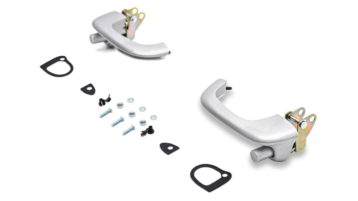 Outer Door Handles - OE Quality, Pair, Satin