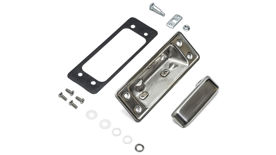 66-77 Ford Bronco Stainless Tailgate Handle Kit