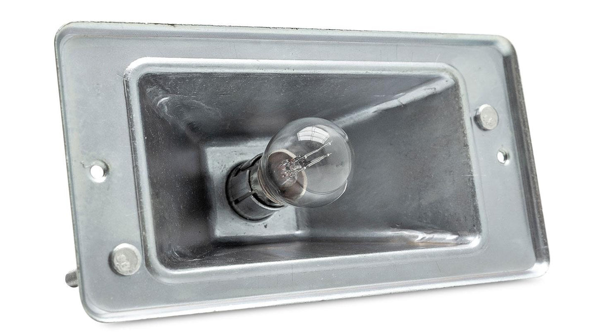 Turn Signal Bucket w/Clear Lens, Gasket & Bulb, 1969-77 Ford Bronco