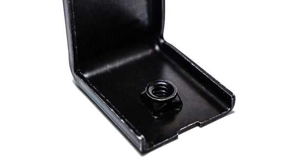 Window Stopper Bracket/Front Door Track Mounting Bracket, 1966-77 Ford