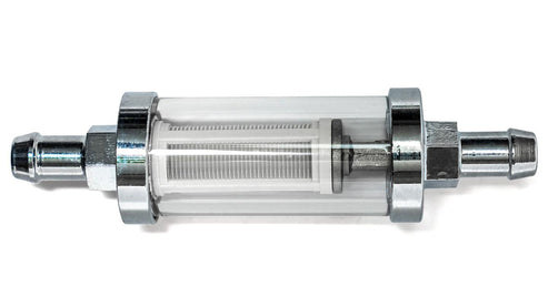 Clear Carburetor Fuel Filter 3/8 Inlet Outlet