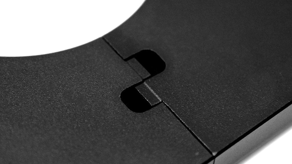 66-77 Ford Bronco Black Billet Smooth Steering Column Bezel