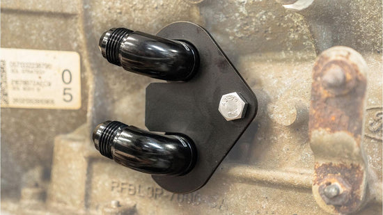 6R80 Transmission Cooler Adapter Fitting Kit, -8AN